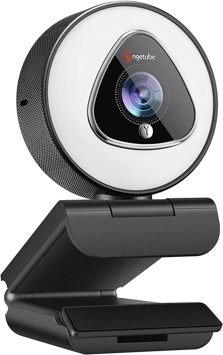 Angetube Streaming Webcam with Light - 1080P Autofocus HD USB Gaming ...