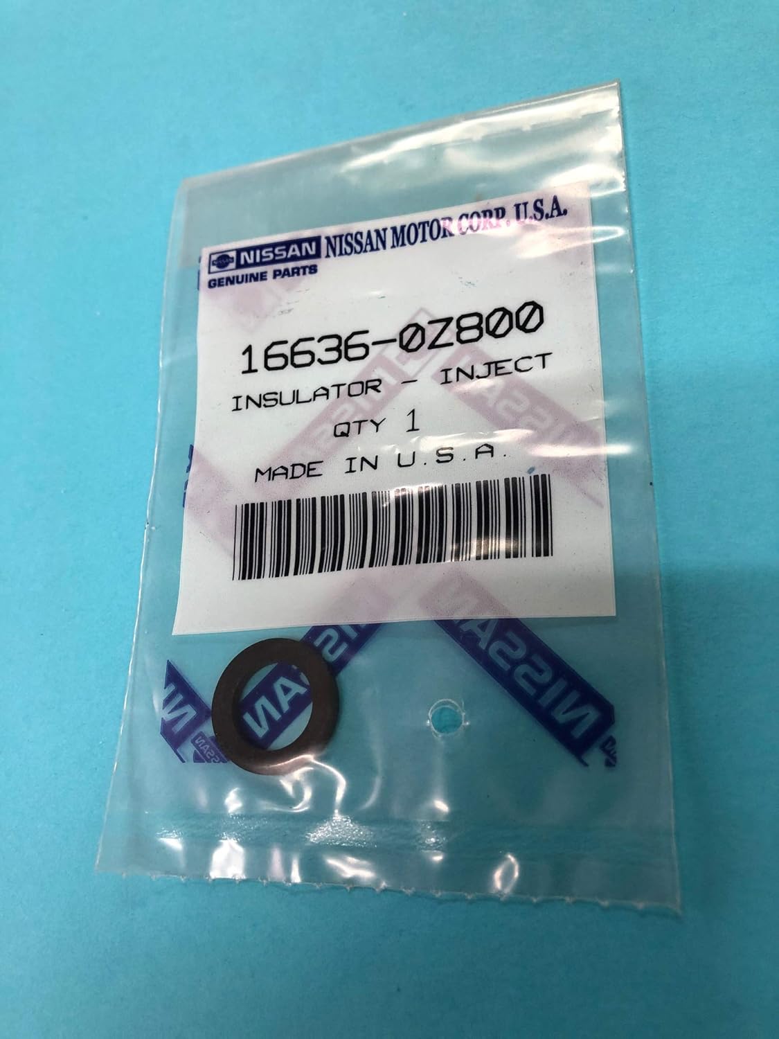 Amazon.com: Genuine Nissan Parts - Insulator-Injector (16636-0Z800 ...