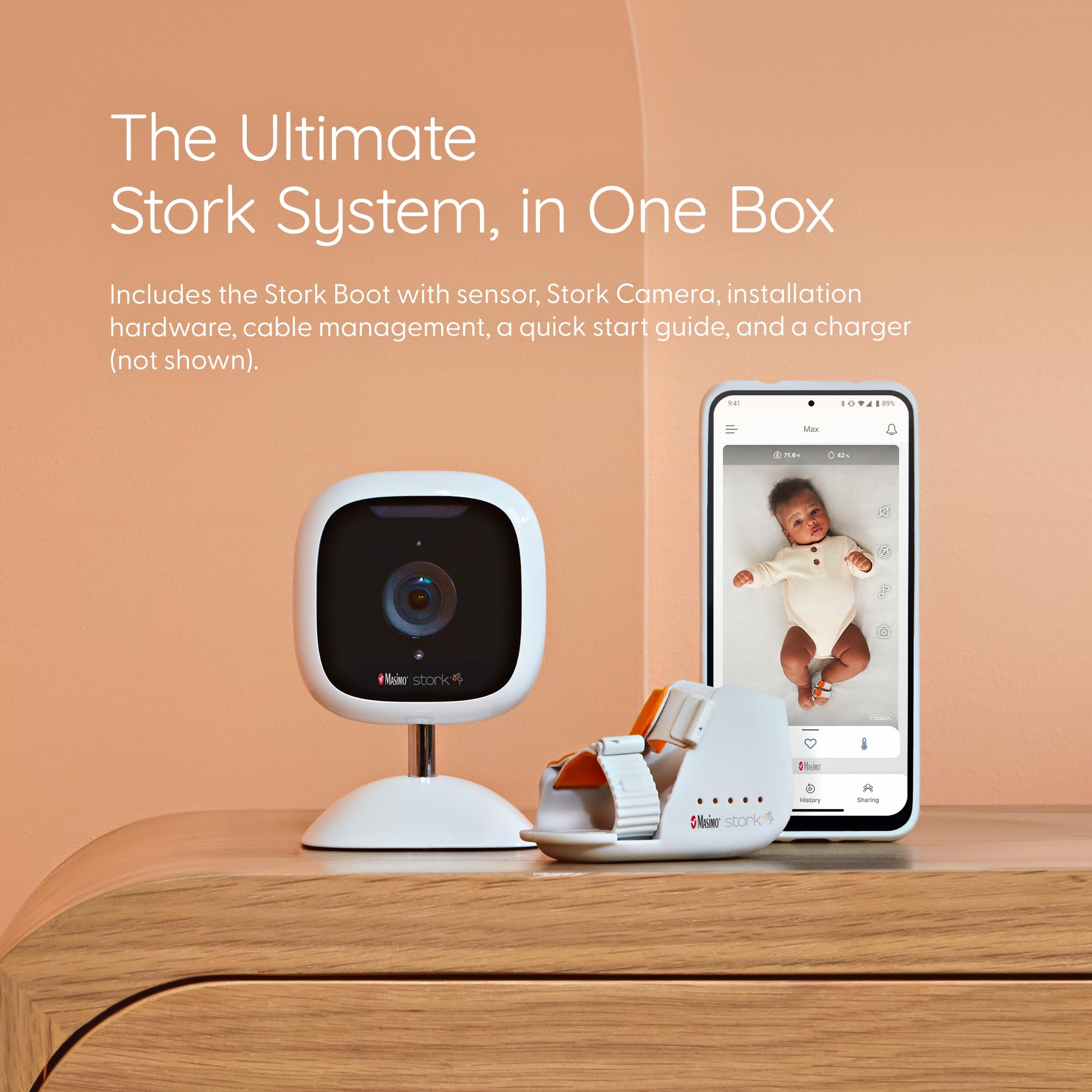 Snapklik.com : Masimo Stork Vitals+ - Smart Home Baby Monitoring System ...