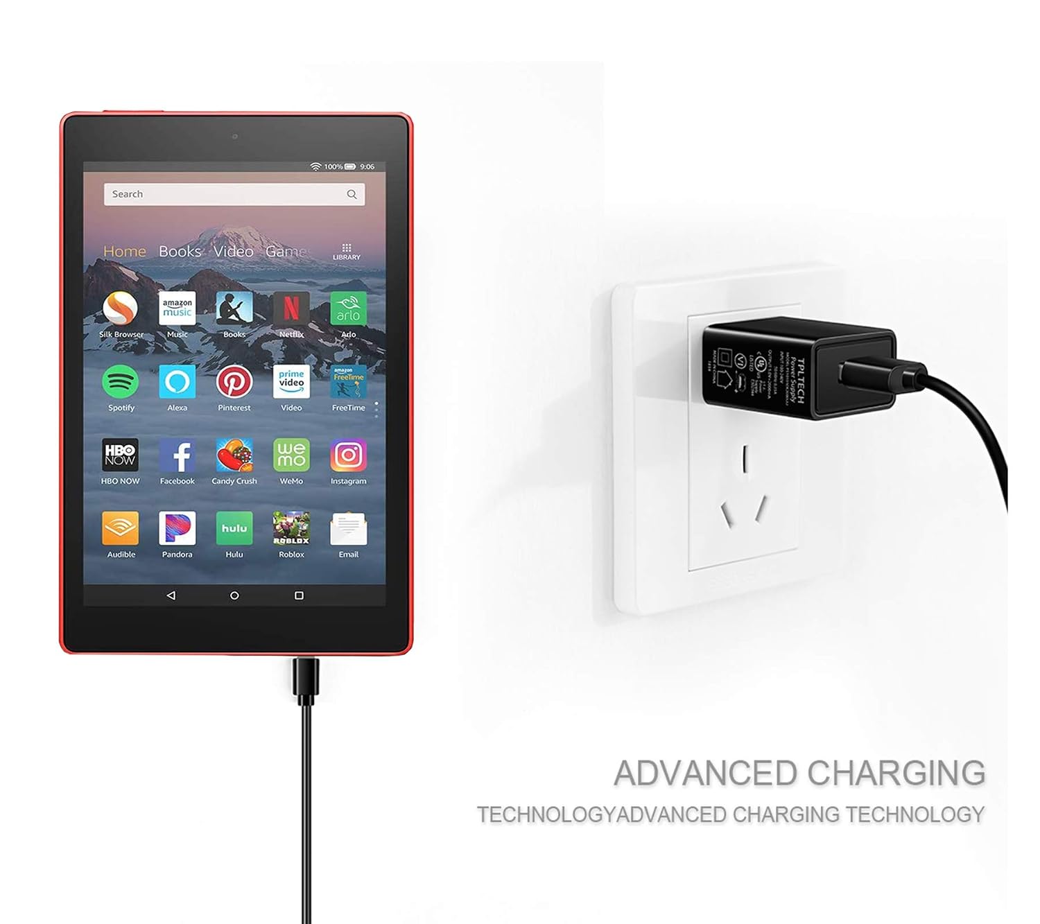 Buy 15W Fast Charger,10Ft Extra Long Micro USB Cable for Charging Fire ...