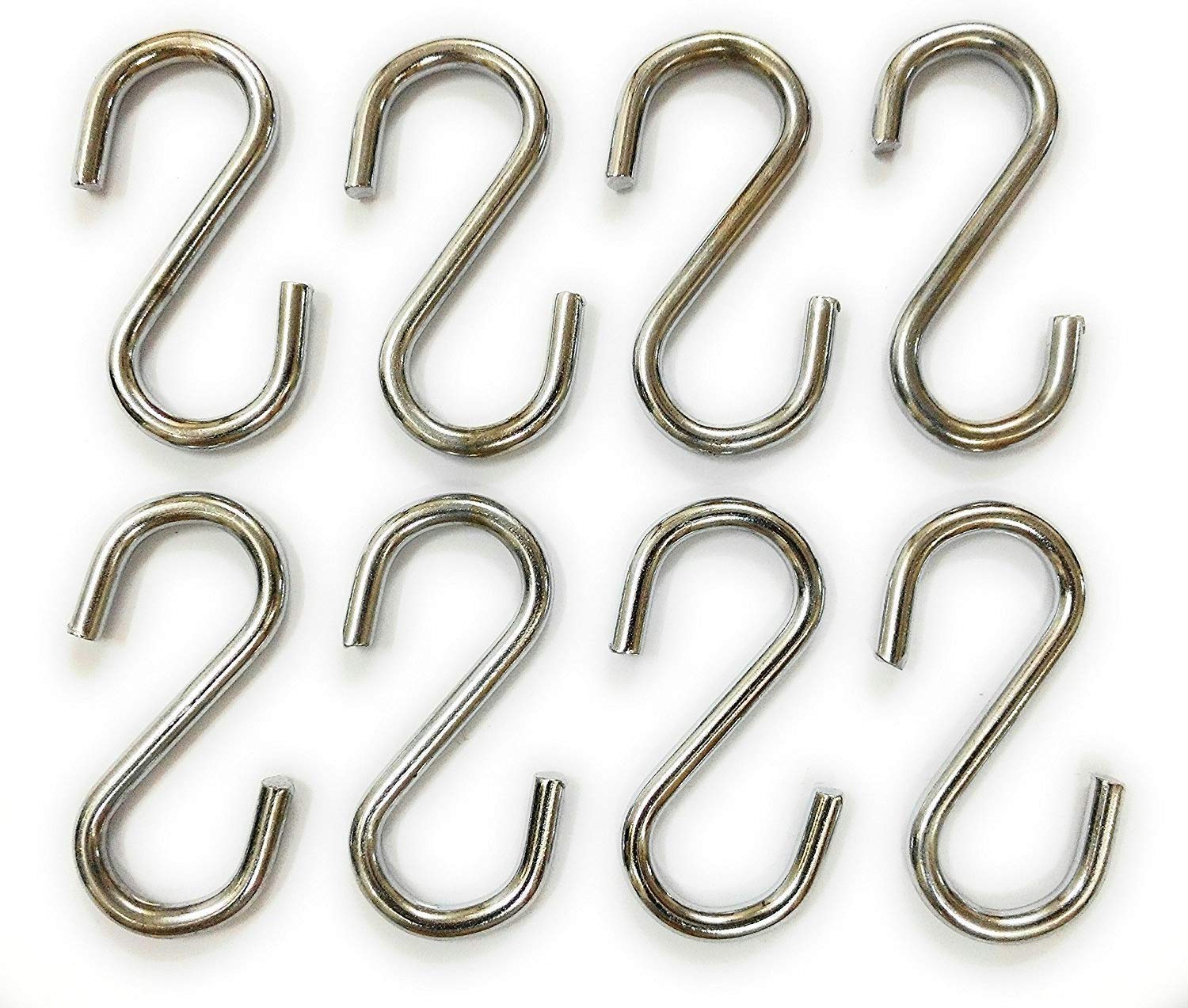 Buy Ivaan Stainless Steel Thick S" Shape Heavy Duty Type S Hook Hanger ...
