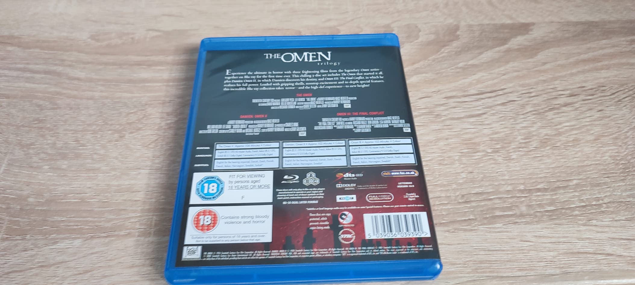 The Omen Trilogy : Lee Remick, Gregory Peck, Billie Whitelaw, Patrick ...