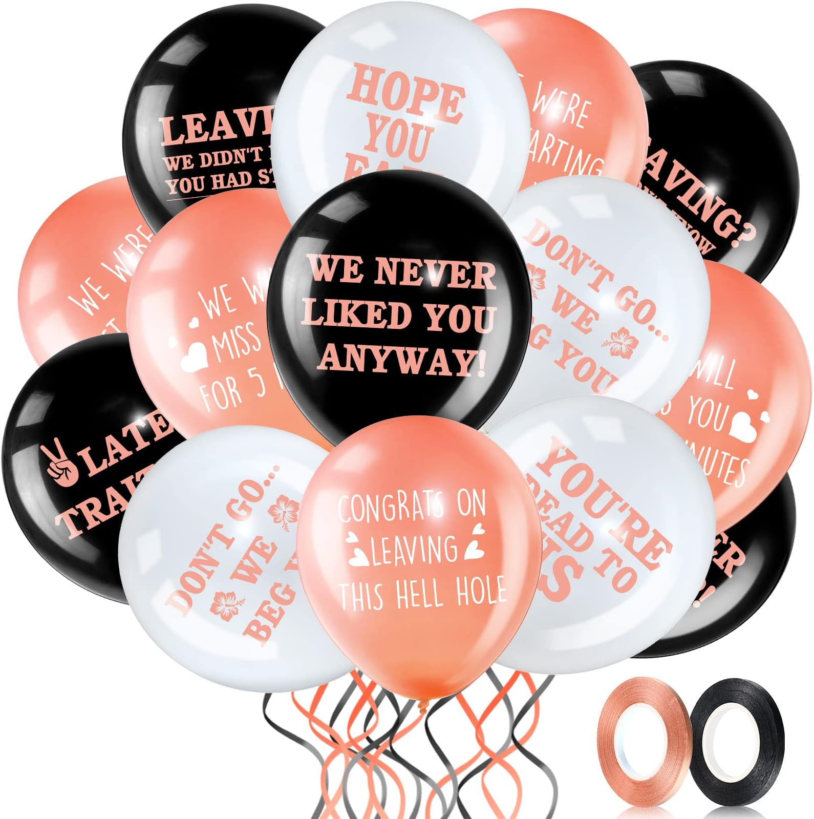 Amazon.com: Anagram 18" We'll Miss You Messages Balloons : Toys & Games