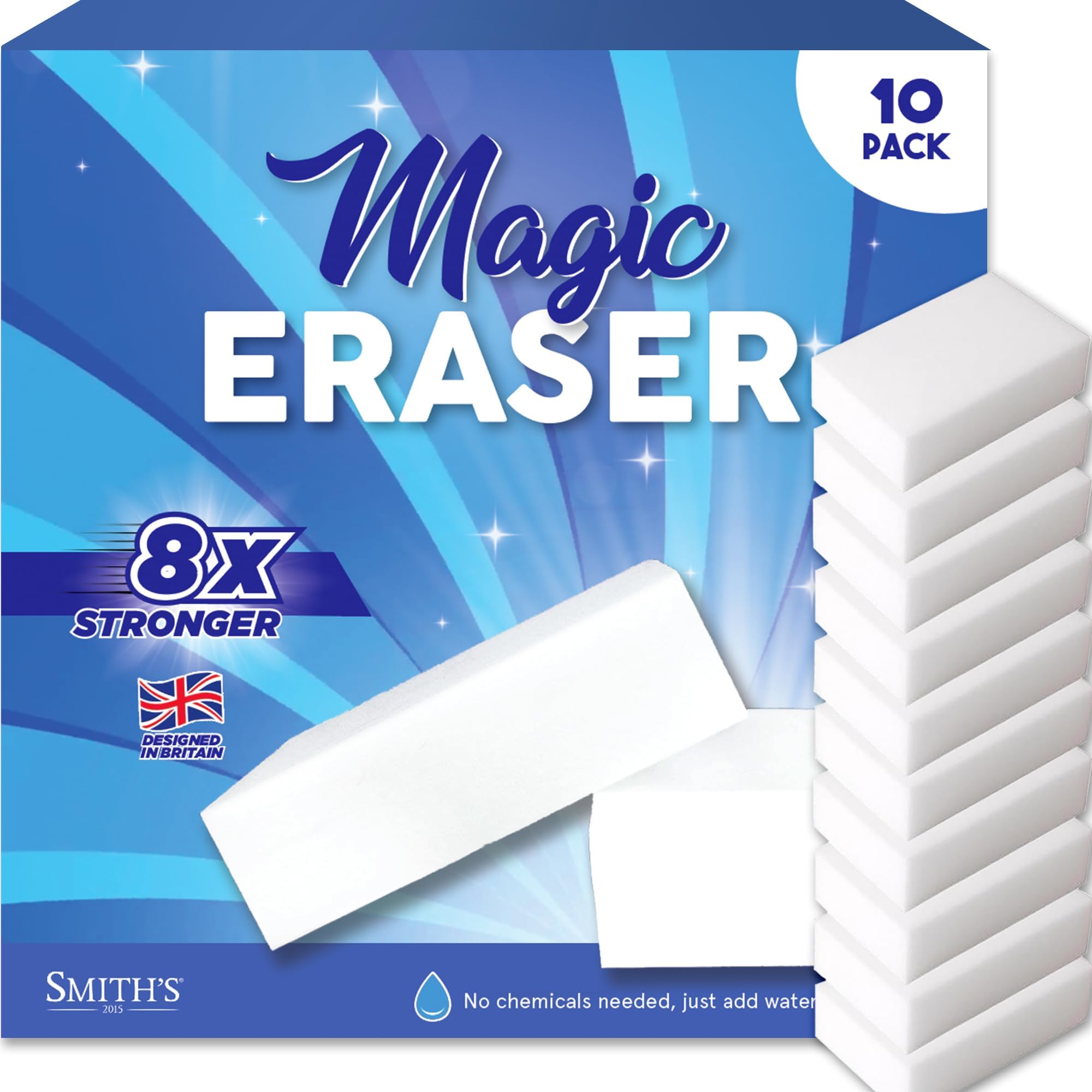 Magic Erasers for Cleaning by Smith’s | 10 Pack | Trusted by ...