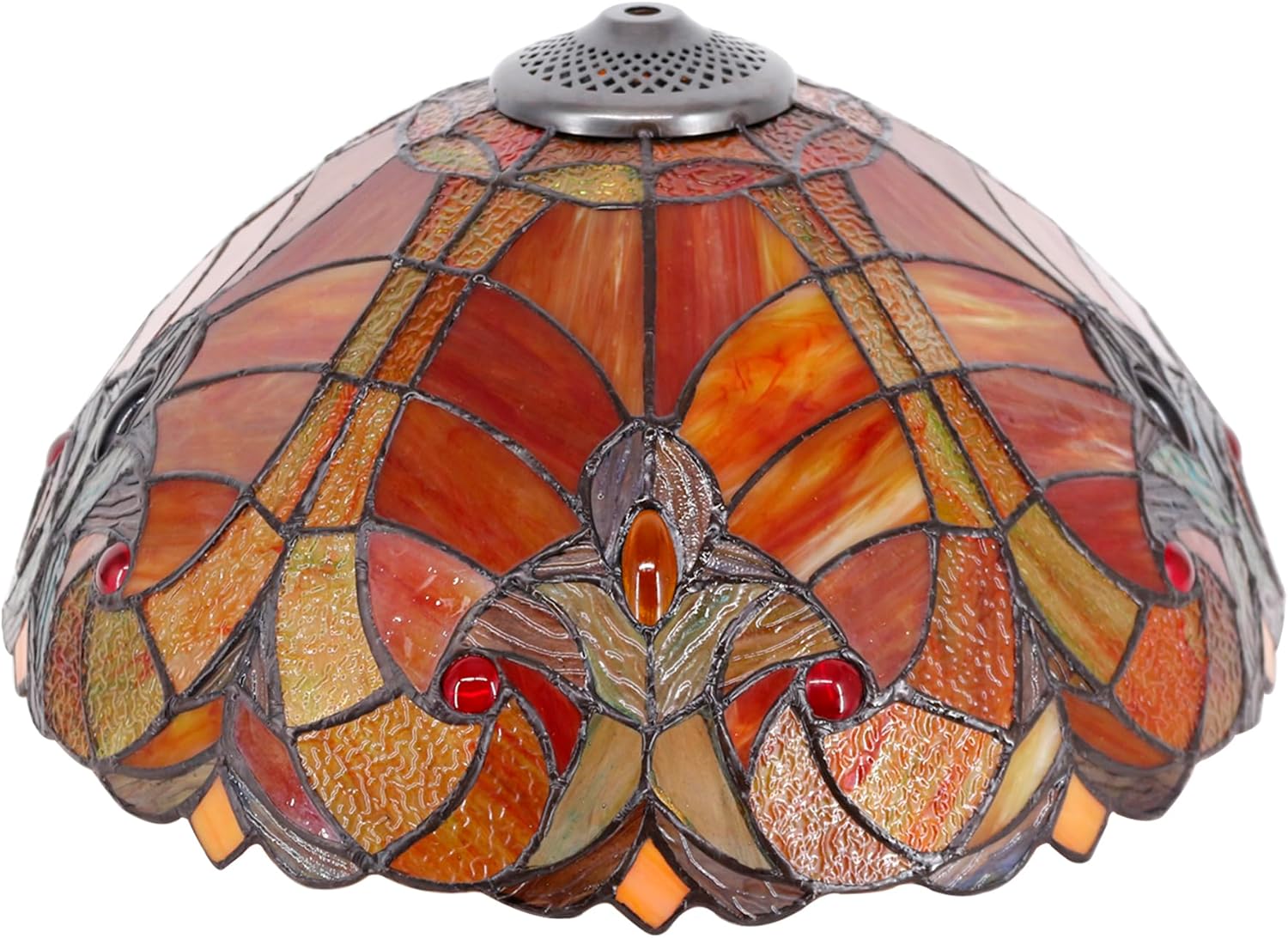 Large Tiffany Lamp Shade Replacement Only 16Inch Stained Glass ...