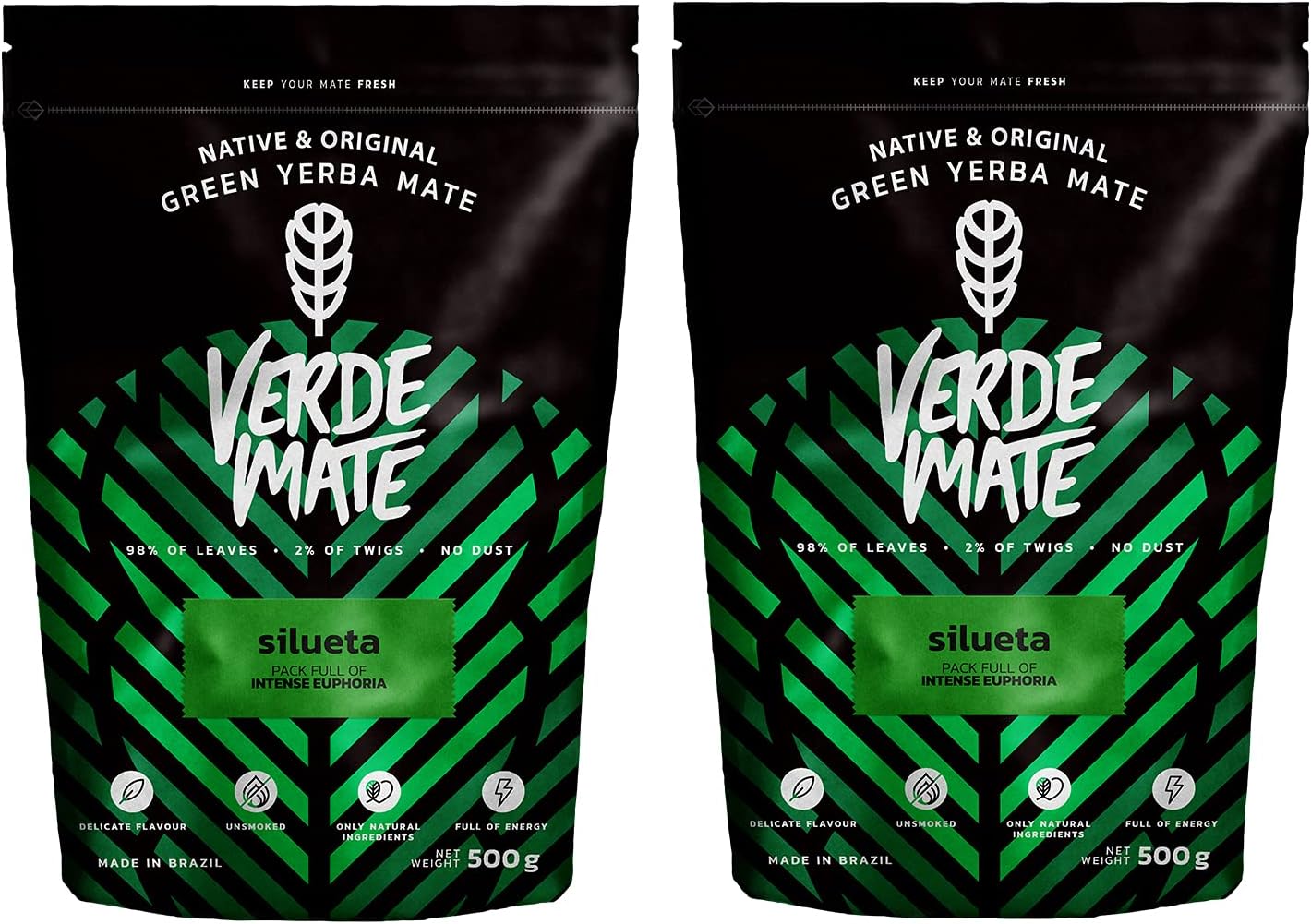 Yerba Mate Verde Mate Green Silueta | Verde Maté Vert Silueta | Yerba ...