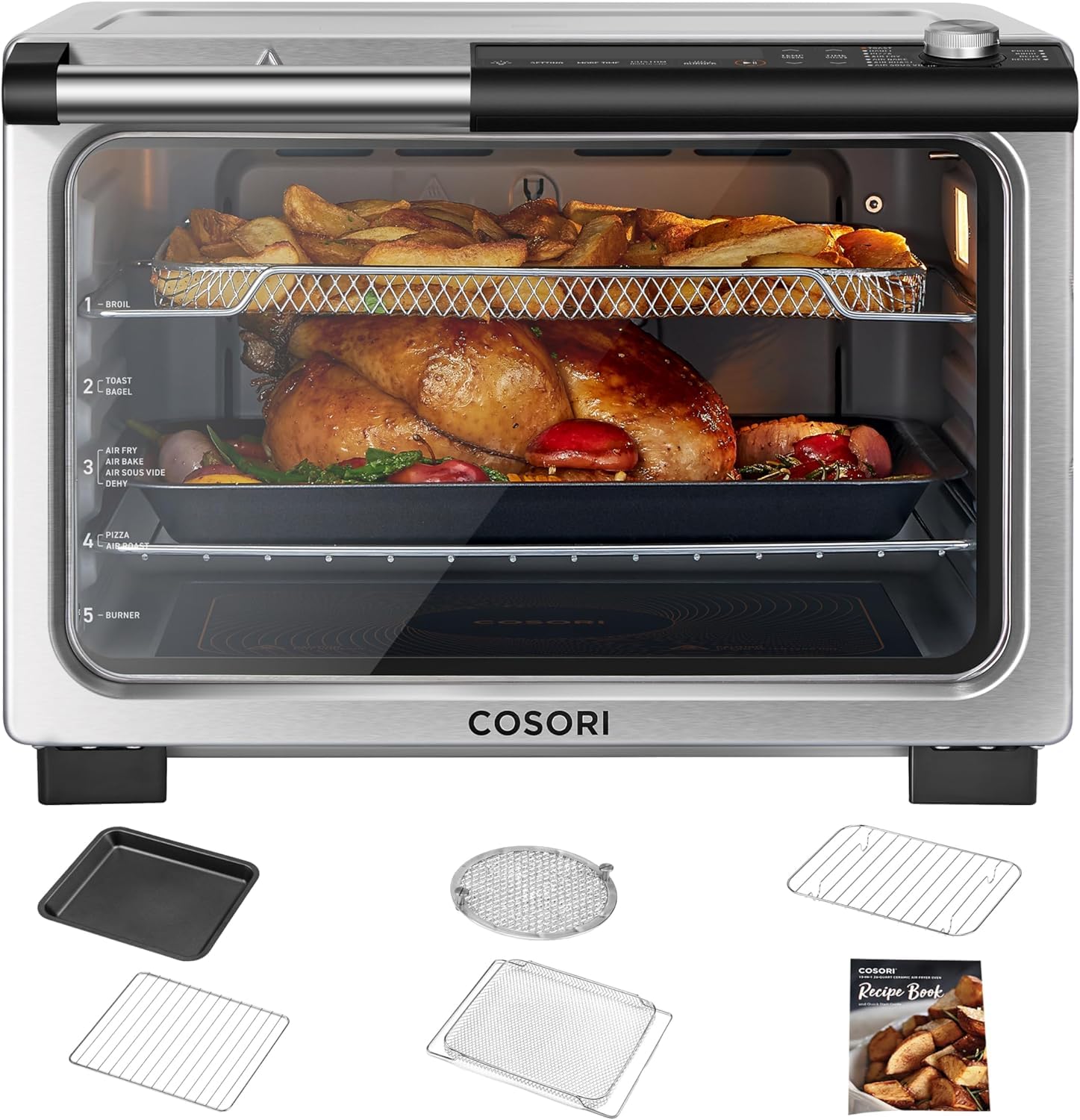 Amazon.com: COSORI 11-in-1 26-Quart Ceramic Air Fryer Toaster Oven ...