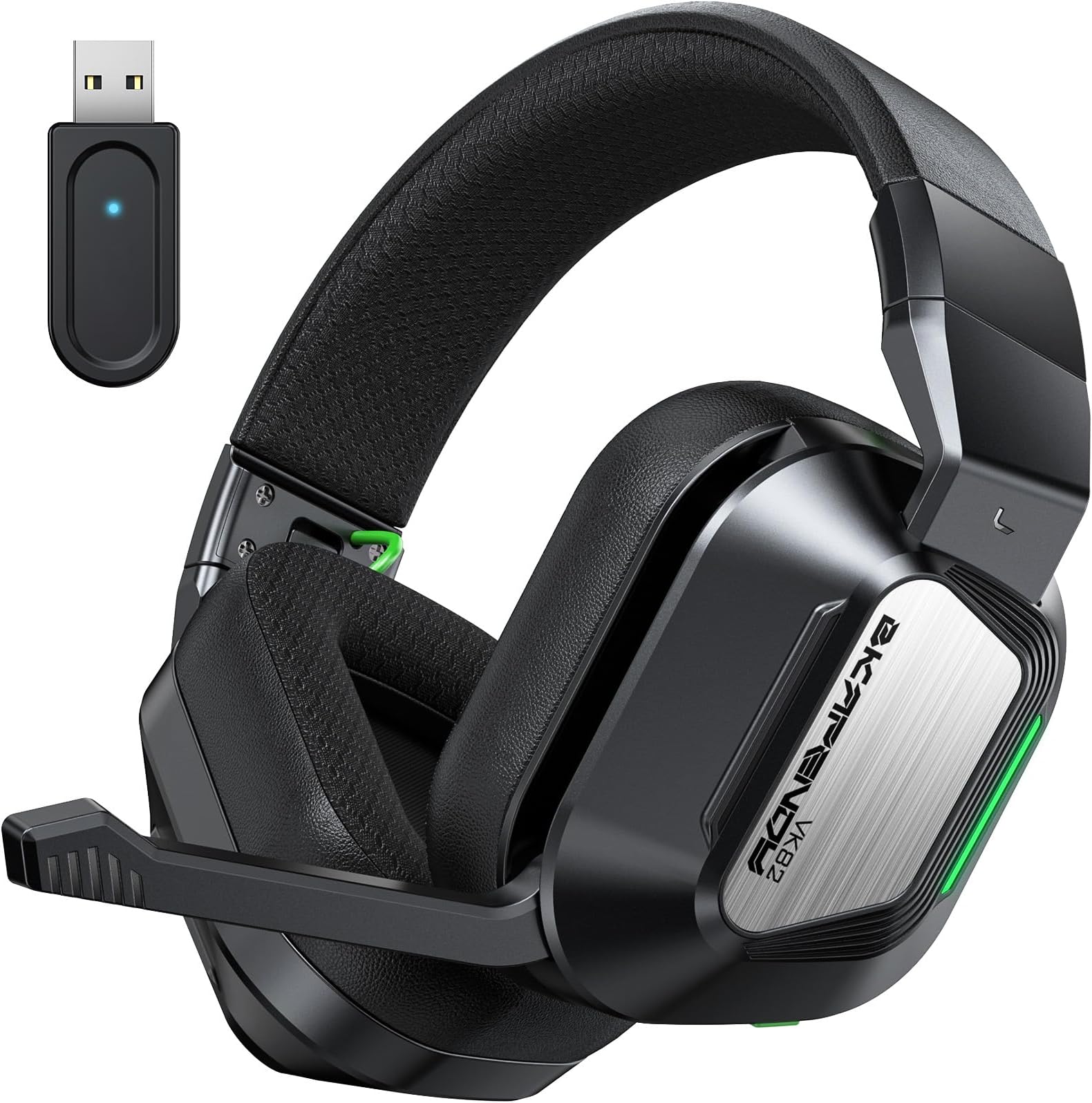 WESEARY WG1 Bluetooth Kopfhörer, 2,4G Wireless Gaming Headset mit ...