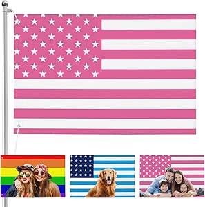 Amazon.com : Double Sided Custom Flag for Outdoors 4x6 FT Add Your Own ...