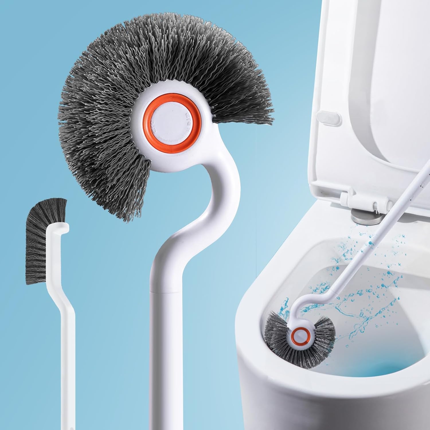 Amazon.com: Chijoo Scented Toilet Brush with Rim Cleaner, Toilet Bowl ...