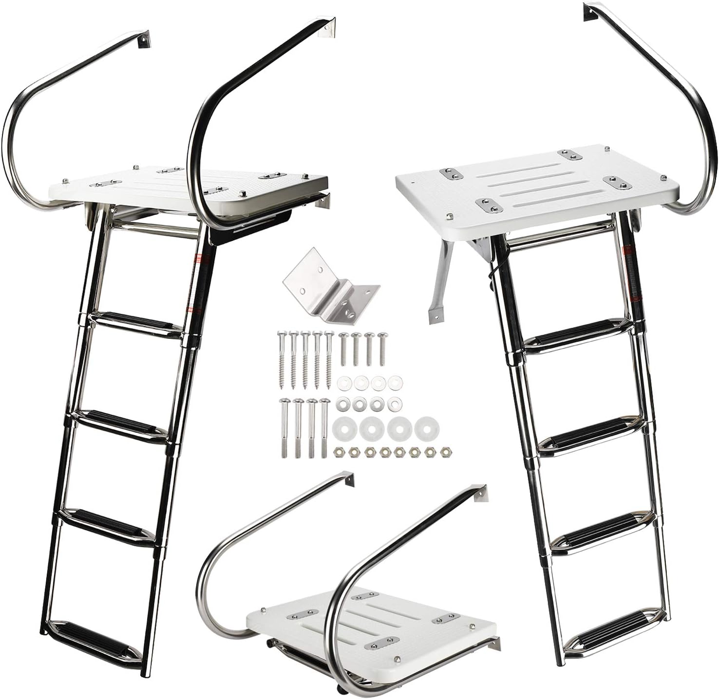 Amazon.com: DasMarine Inboard/Outboard Transom Platform Under Slide ...