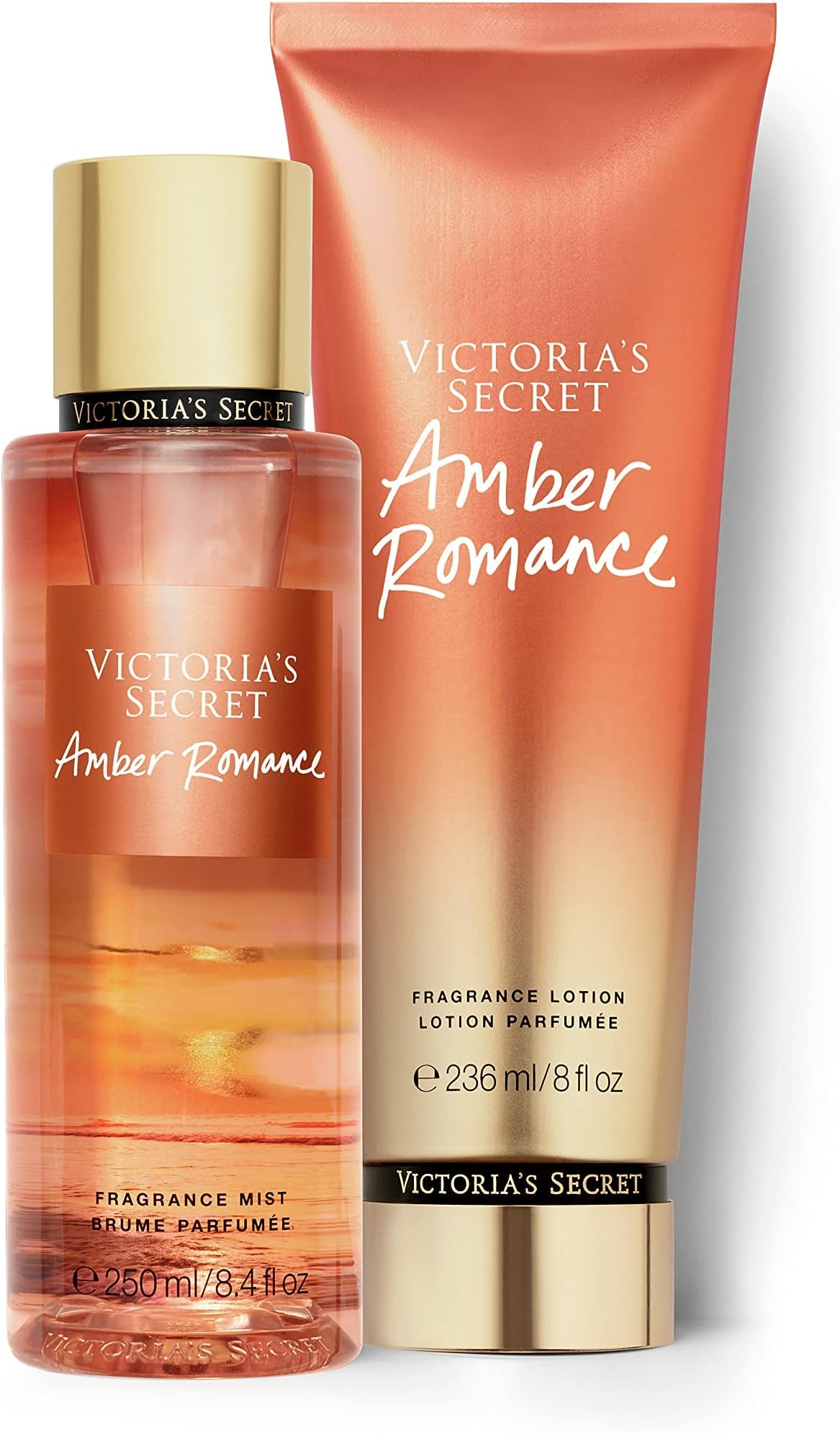 Amazon.com : Victoria's Secret Amber Romance Mist & Lotion Set : Beauty ...