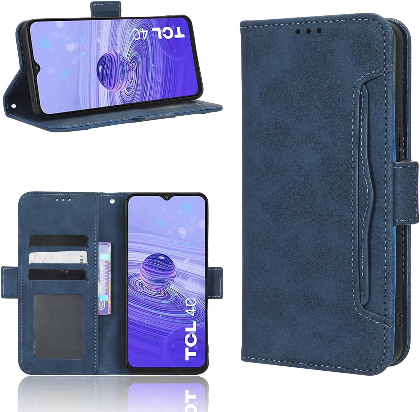 Amazon.com: DAMONDY for Lively Jitterbug Smart4 Wallet Case,TCL 40T ...