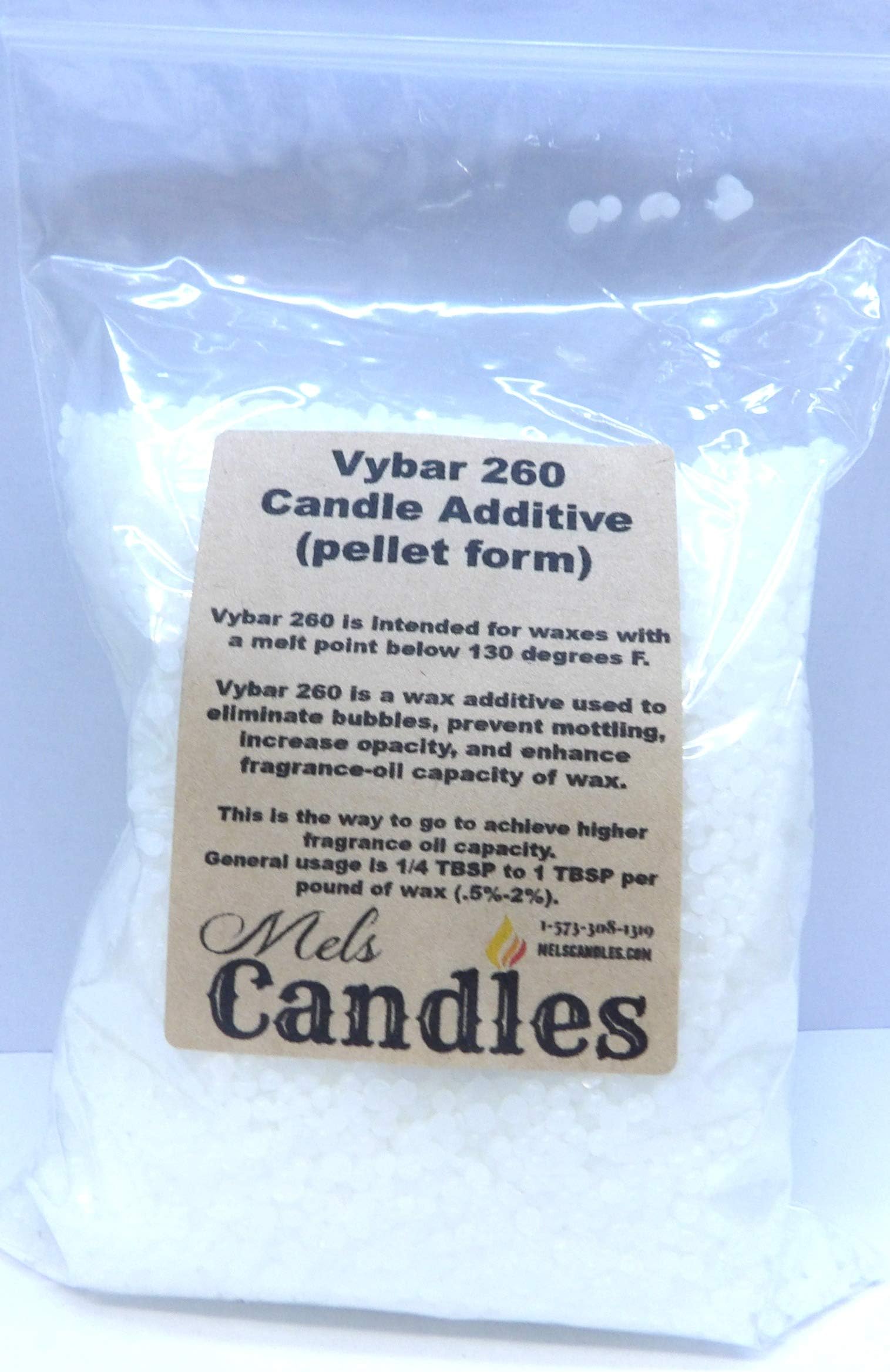 Amazon.com: Vybar 260 Wax Additive – 5oz Re-Seal-able Bag of Candle ...