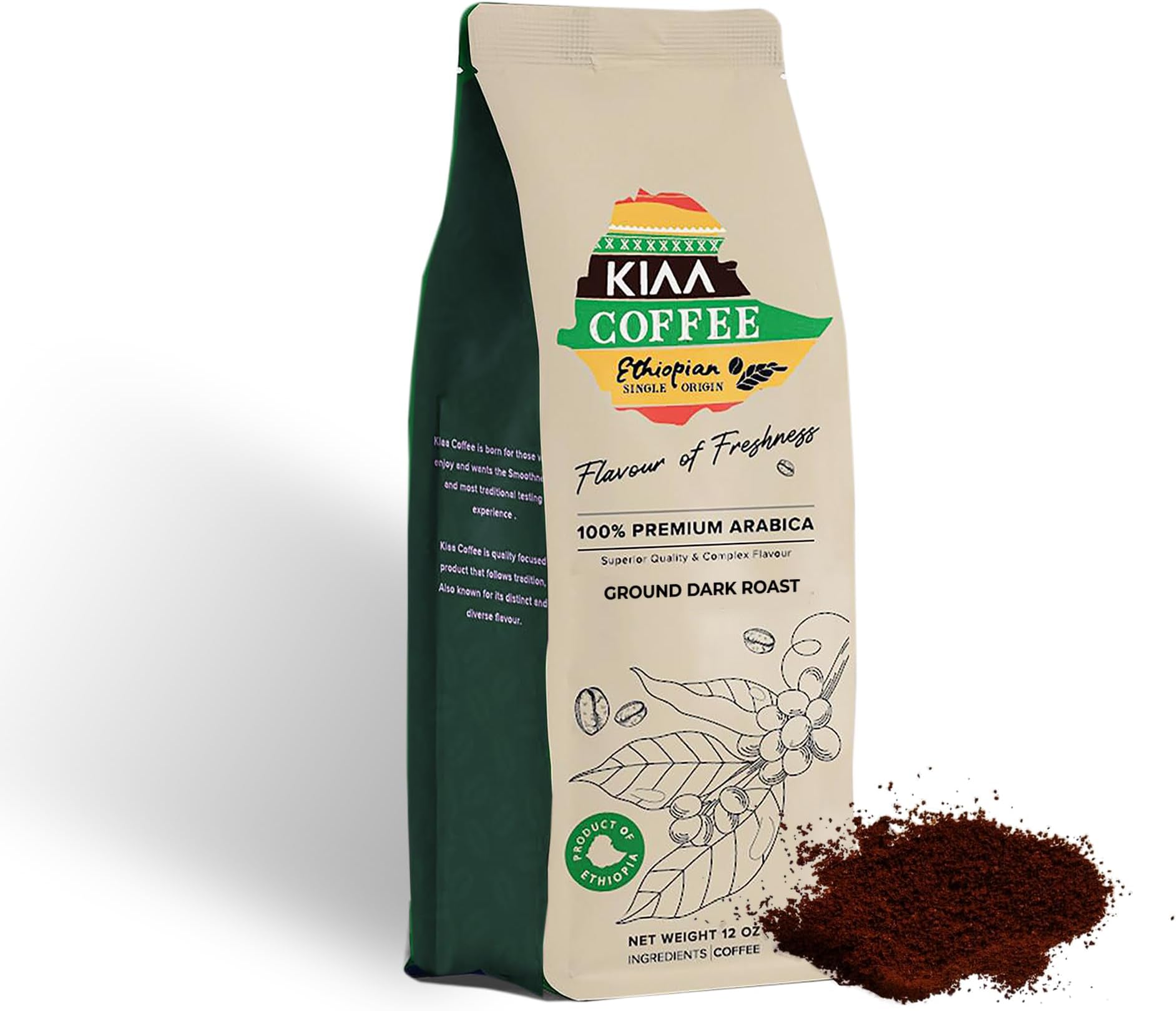 Amazon.com : Java Factory High Caffeine Ground Coffee, Da Bomb Dark ...