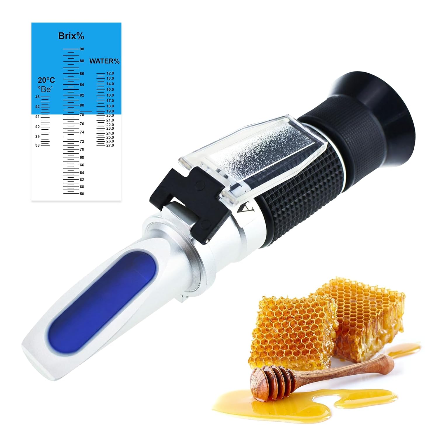 Honey Moisture Tester Honey & Maple Syrup Refractometer - 58-90 Brix ...