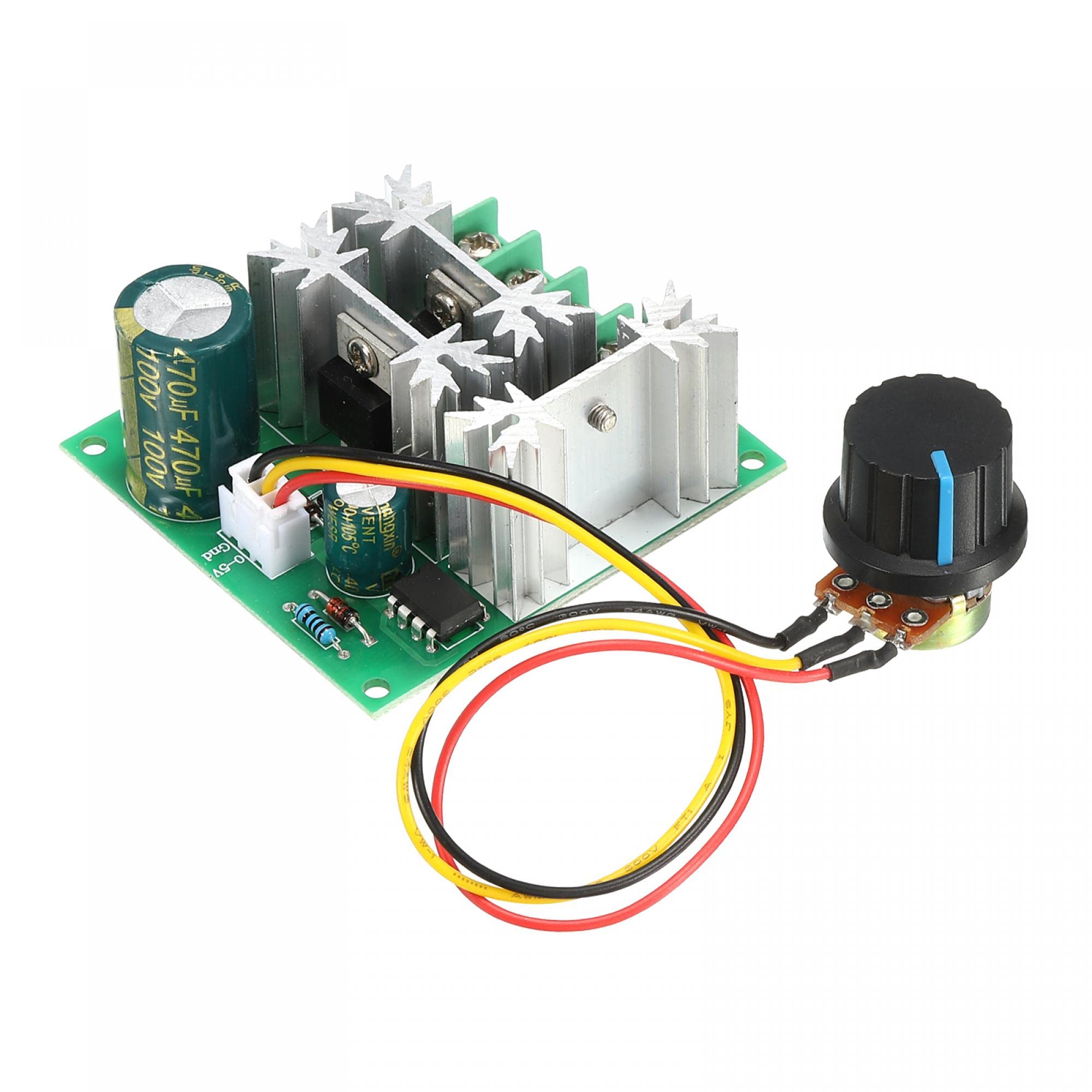 sourcing map DC 6-90V 15A, DC Motor Speed Controller, Pulse Width ...
