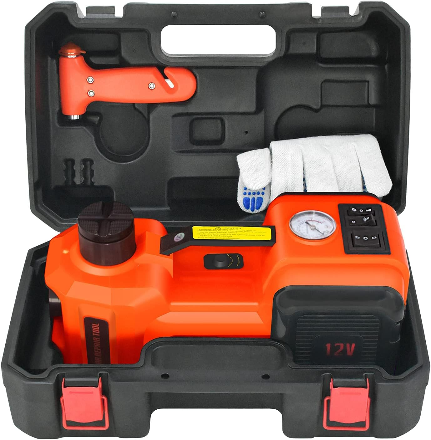 E-HEELP Electric Car Jack 5 Ton 12V Kit Car Jack Hydraulic (Lifting ...