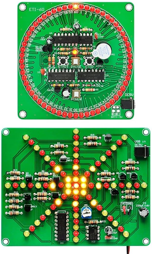 Gikfun Electronic Led Soldering Practice Board PCB DIY Kit - Amazon.com