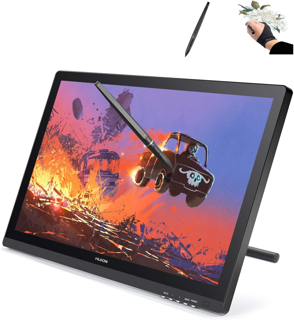 Amazon.com: Huion GT-220 v2 IPS Graphics Drawing Monitor 21.5 Inch Pen ...