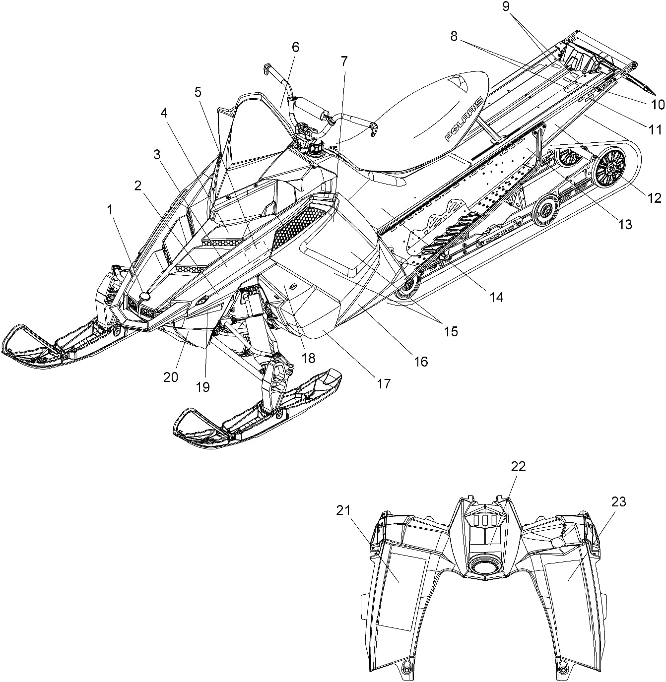 Polaris Snowmobile Tunnel Gas Can at Gail Pagano blog