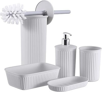 Amazon.com: Superio Ribbed Collection - Eco-Friendly Decorative Plastic ...