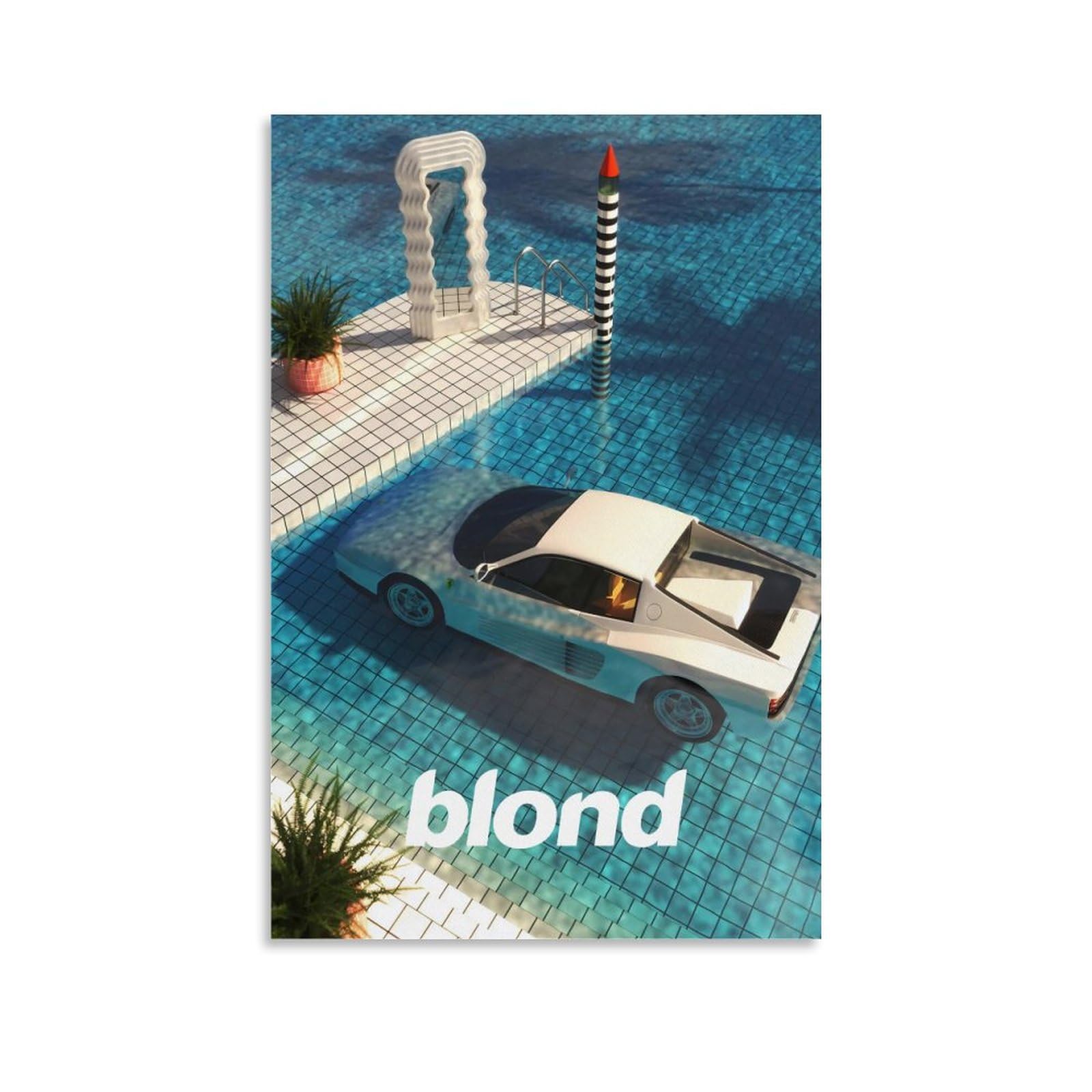 Amazon.com: KUCOON Frank Poster Ocean Blond Posters Canvas Wall Art ...
