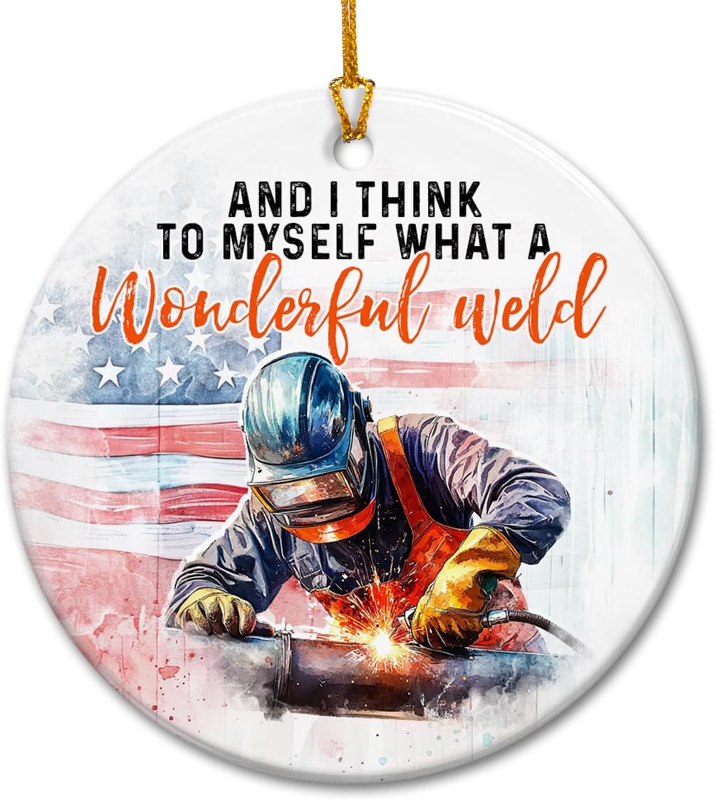 Amazon.com: Welder Ornaments for Christmas Tree 2025 - Unique Welding ...