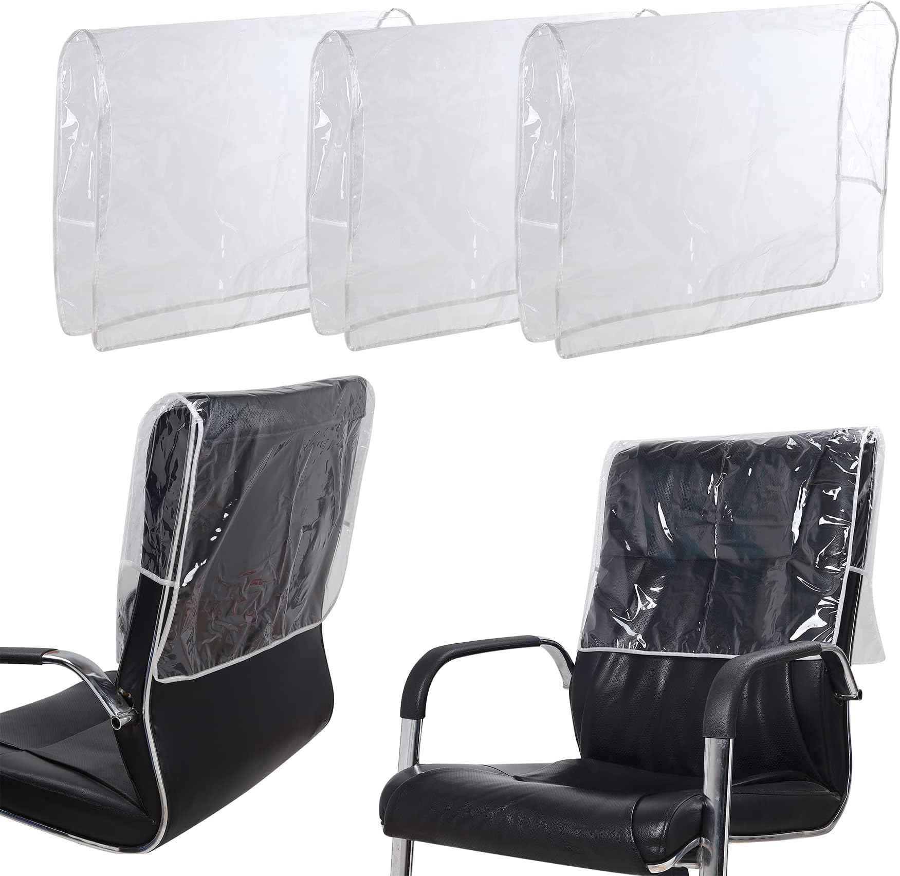 Amazon.com: PC-12272 MARIANNA CLEAR SQUARE CHAIR BACK COVER : Beauty ...