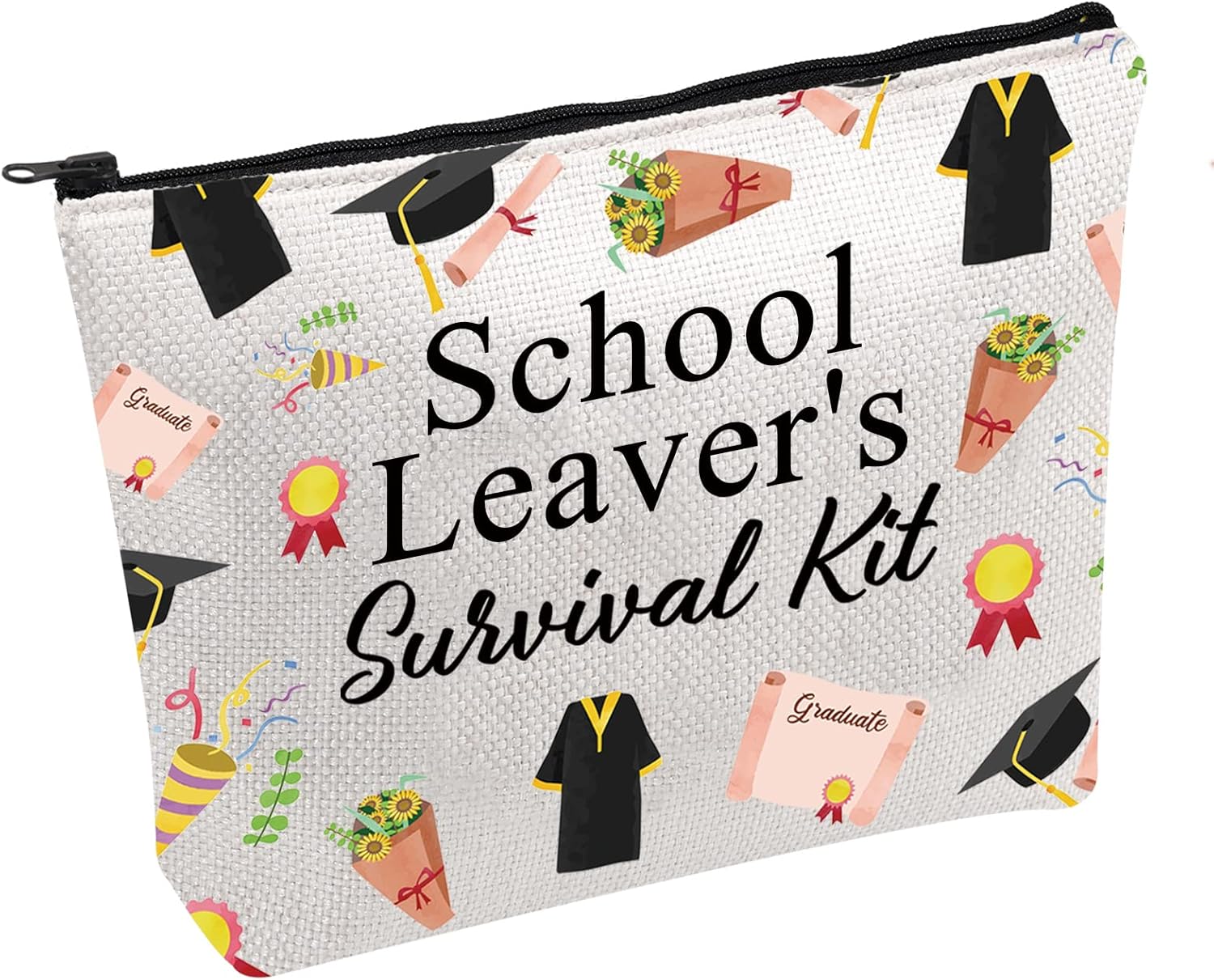 School Leavers Survival Kit Graduation Makeup Bag Memory Gift End of ...