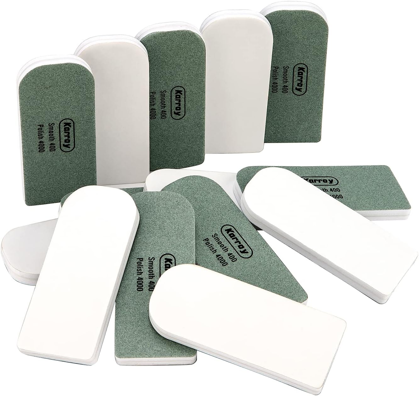 Amazon.com : Karroy Nail File and Buffer Blocks for Natural Nails Bufer ...