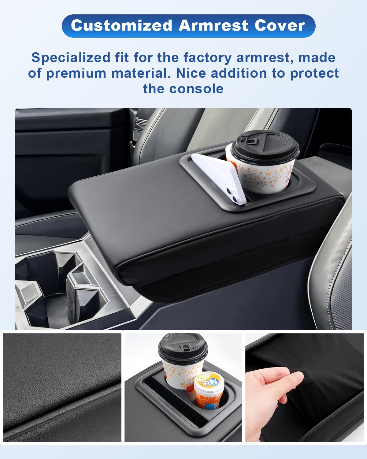 Snapklik.com : 2024 Cybertruck Center Console Cover For 2024 Tesla ...