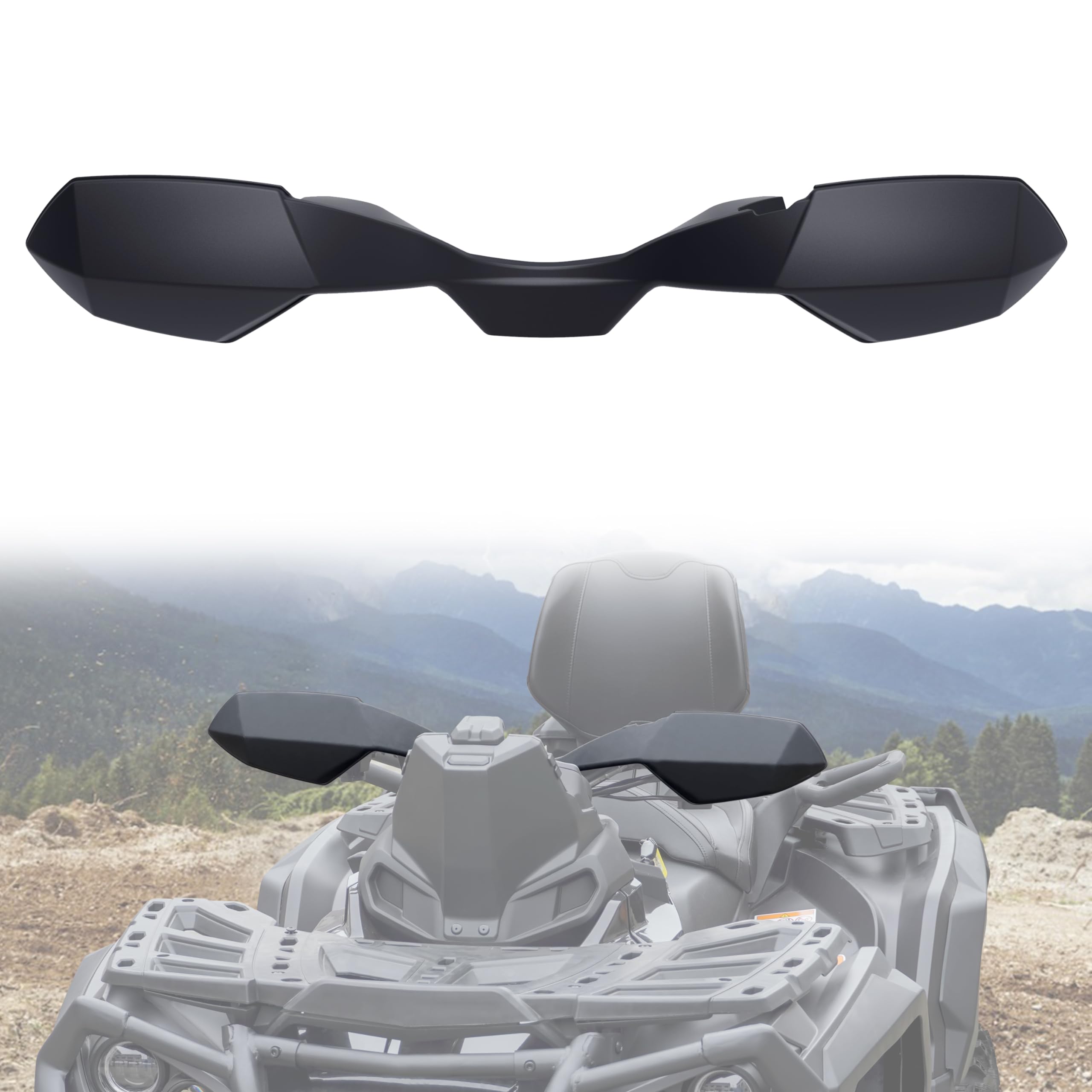 Amazon.com: UTVSXPERT Handguards Protector for Outlander 06-22, Black ...