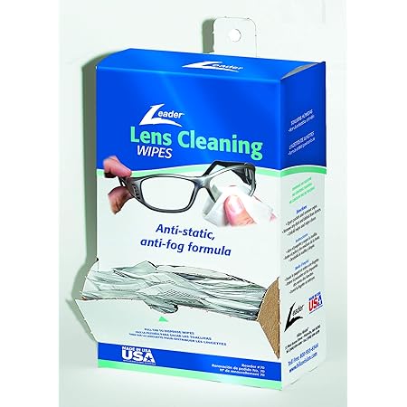 Amazon.com: Leader Lens Cleaning Towelette Dispenser, 100/Box (100 ...