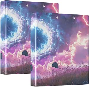 Amazon.com: Astronaut Near Cosmic Portal 2 Pack Binder with Clipboard ...