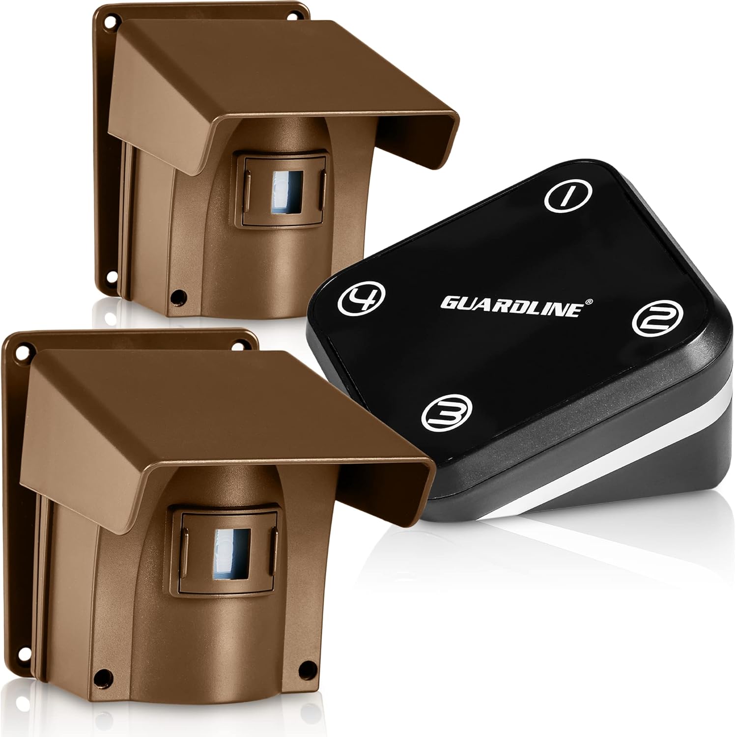 Guardline 500 Foot Range Wireless Driveway Alarm [2 Motion Detector ...