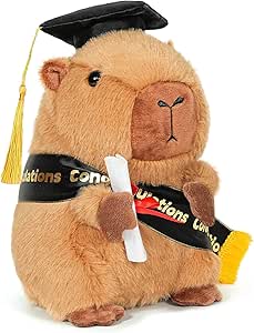 Amazon.com: Graduation Decorations 2026 Capybara Plush, 9.05 Inch Class ...