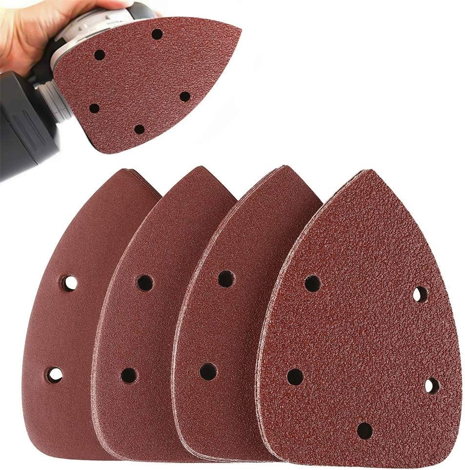 40 Pieces Mouse Detail Sander Paper, Sanding Sheets Hook and Loop ...