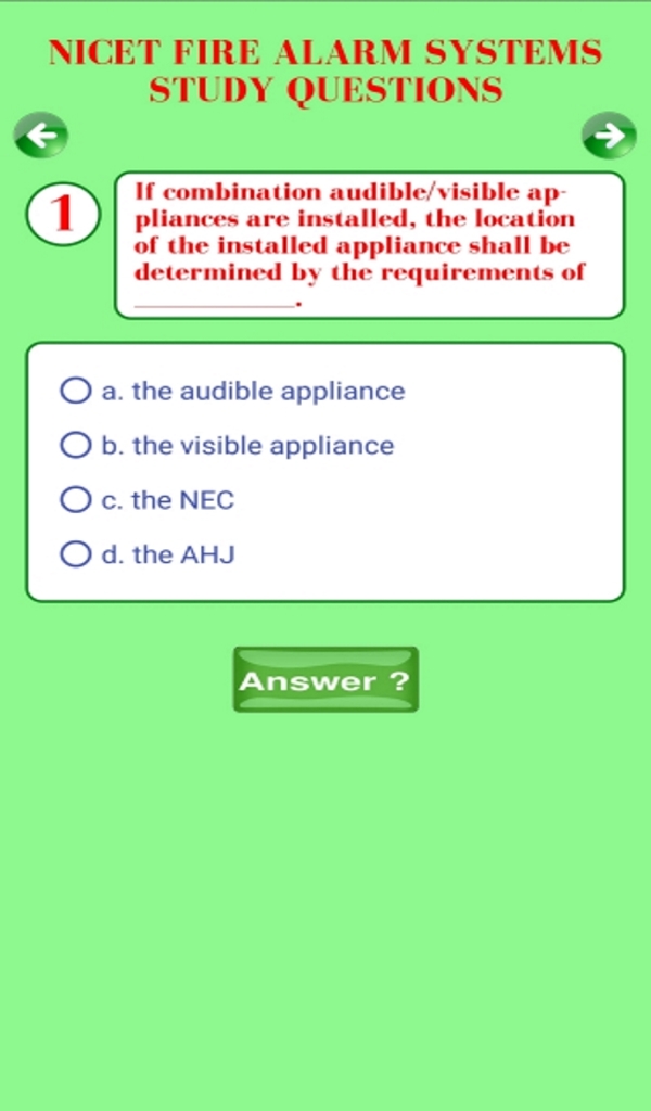 Fire Alarms Certified NICET Study Guide Level 1 - App on Amazon Appstore