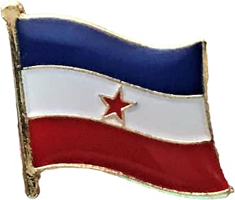 Amazon.com: Yugoslavia Flag Lapel Pin : Clothing, Shoes & Jewelry