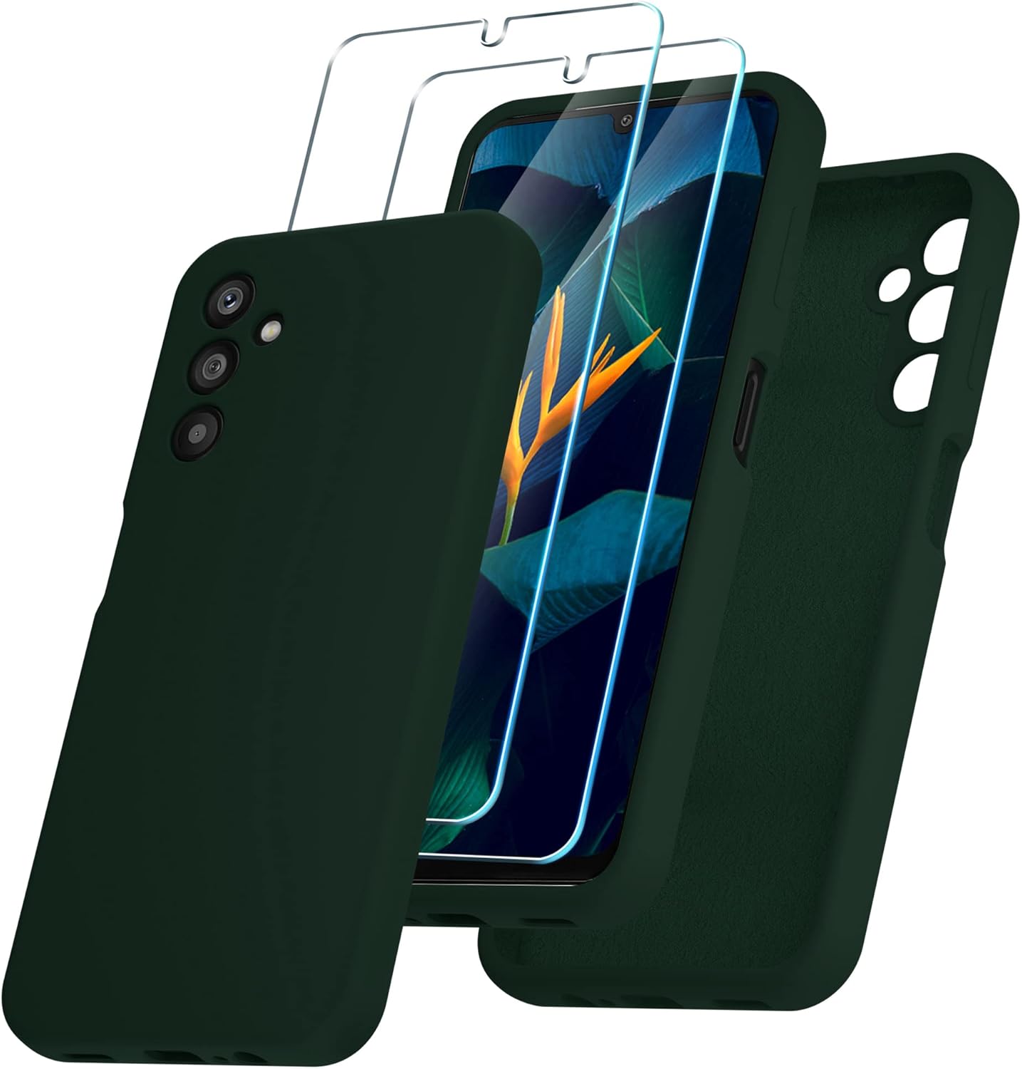 PULEN für Samsung Galaxy A14 5G Hülle mit 2 Stück Displayschutz ...