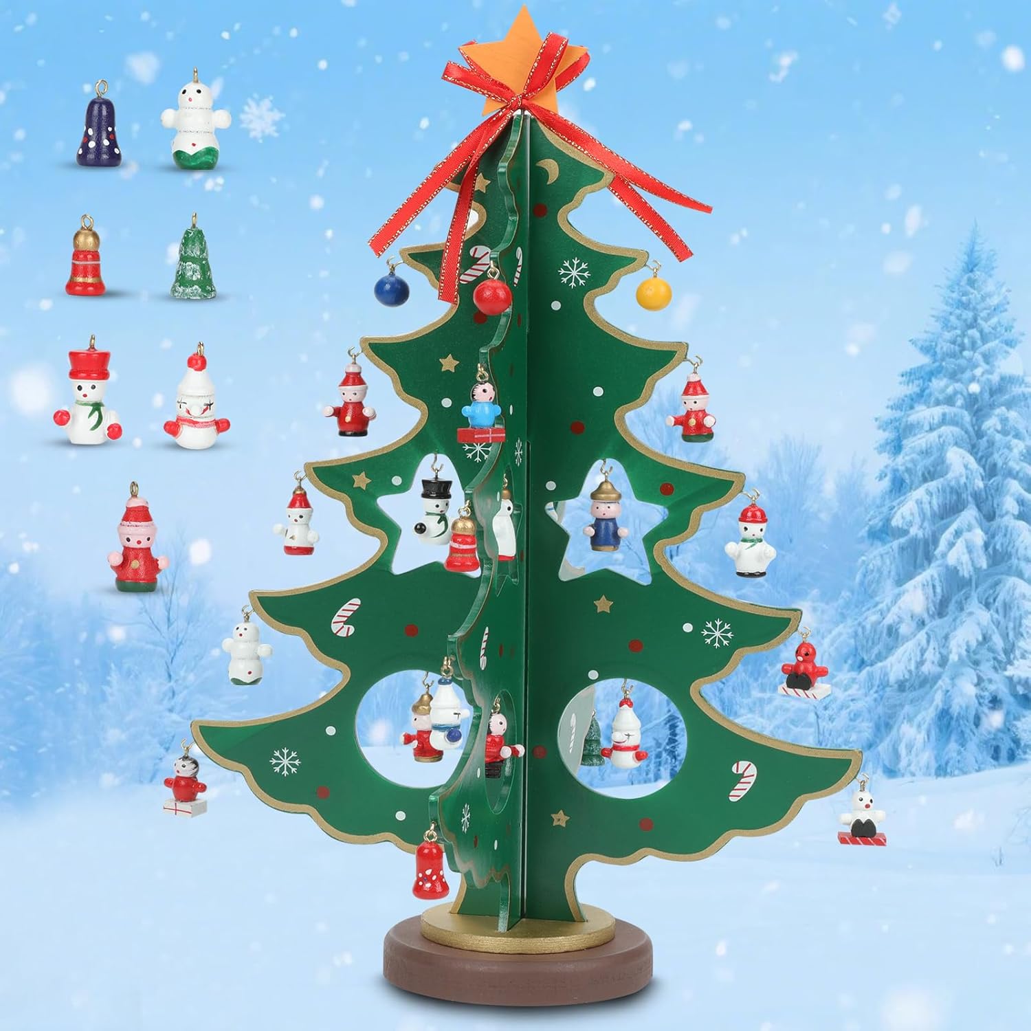 Amazon.com: ZEEYUAN 2025 Christmas Tree Vacation Advent Calendar ...
