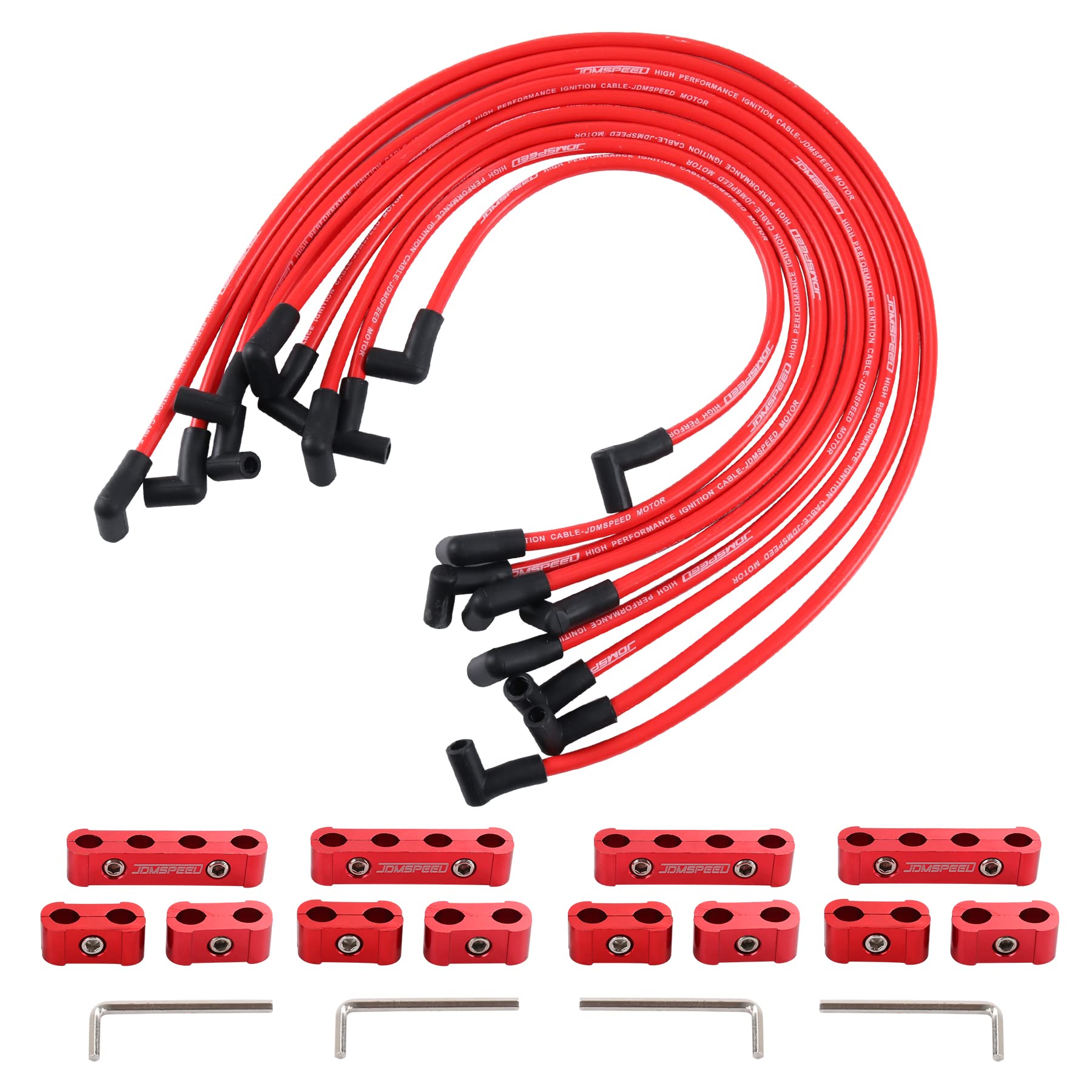 Amazon.com: 10.5mm Spark Plug Wire Set with Engine Spark Plug Wire ...