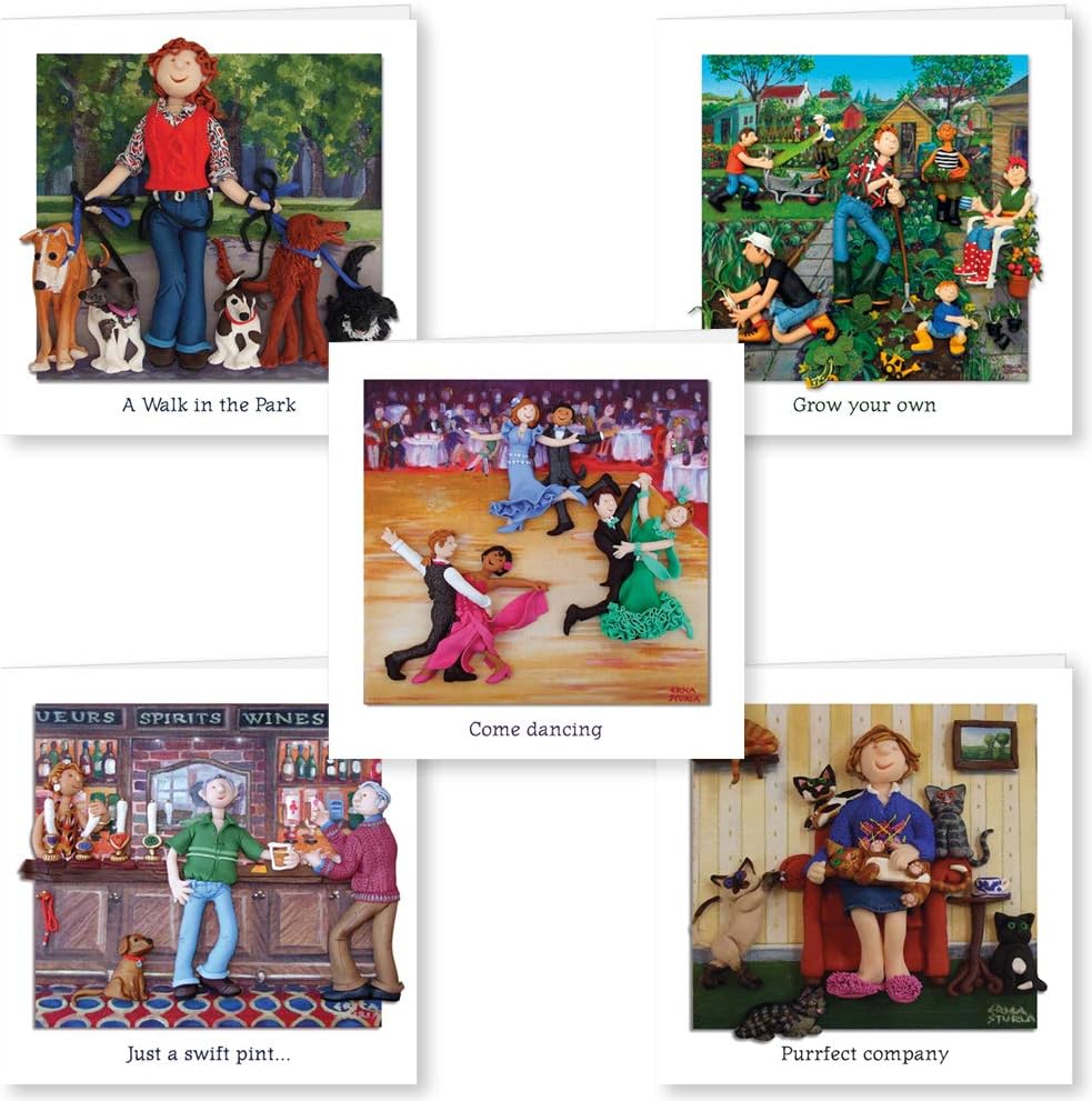 5 Full Montage General Cards : Amazon.co.uk: Stationery & Office Supplies