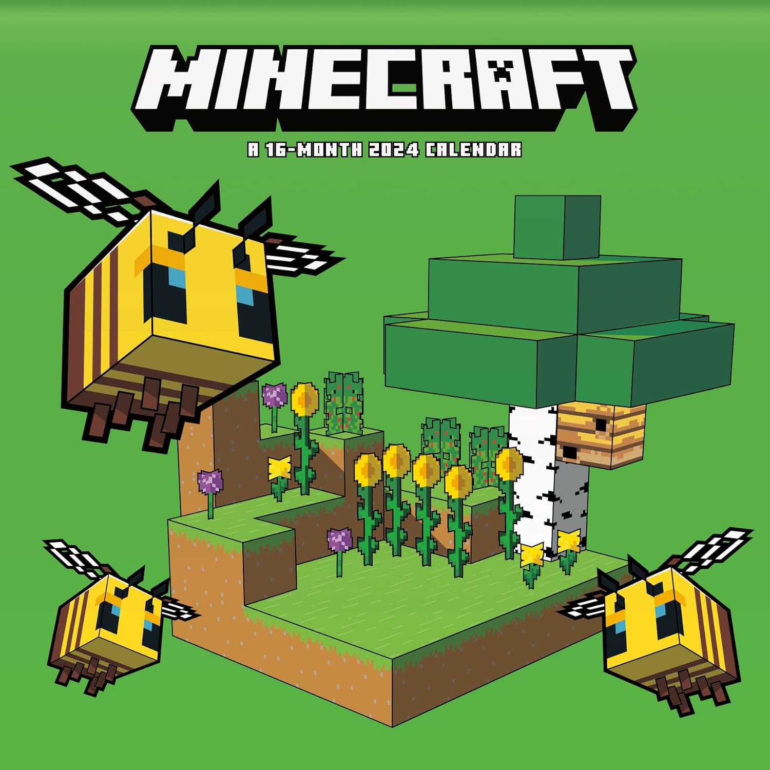 Mini calendrier mural 2024 Minecraft : Trends International: Amazon.ca ...