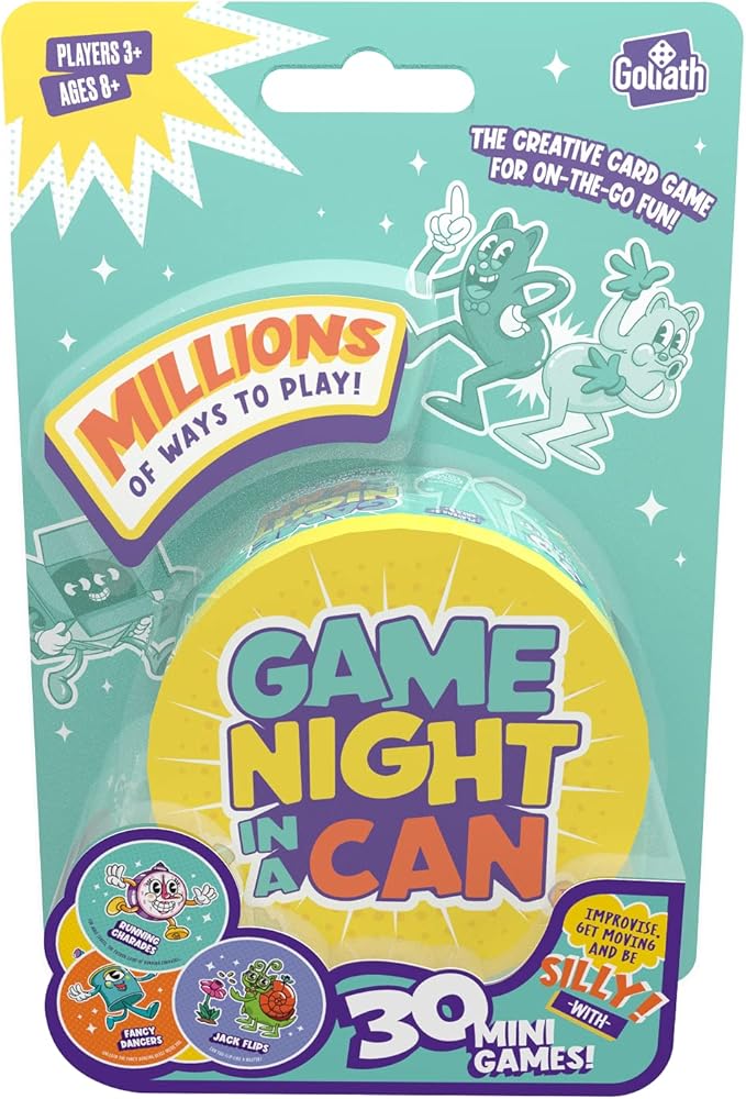 Amazon.com: Goliath Game Night in a Can - Includes 30 Hilarious Mini ...