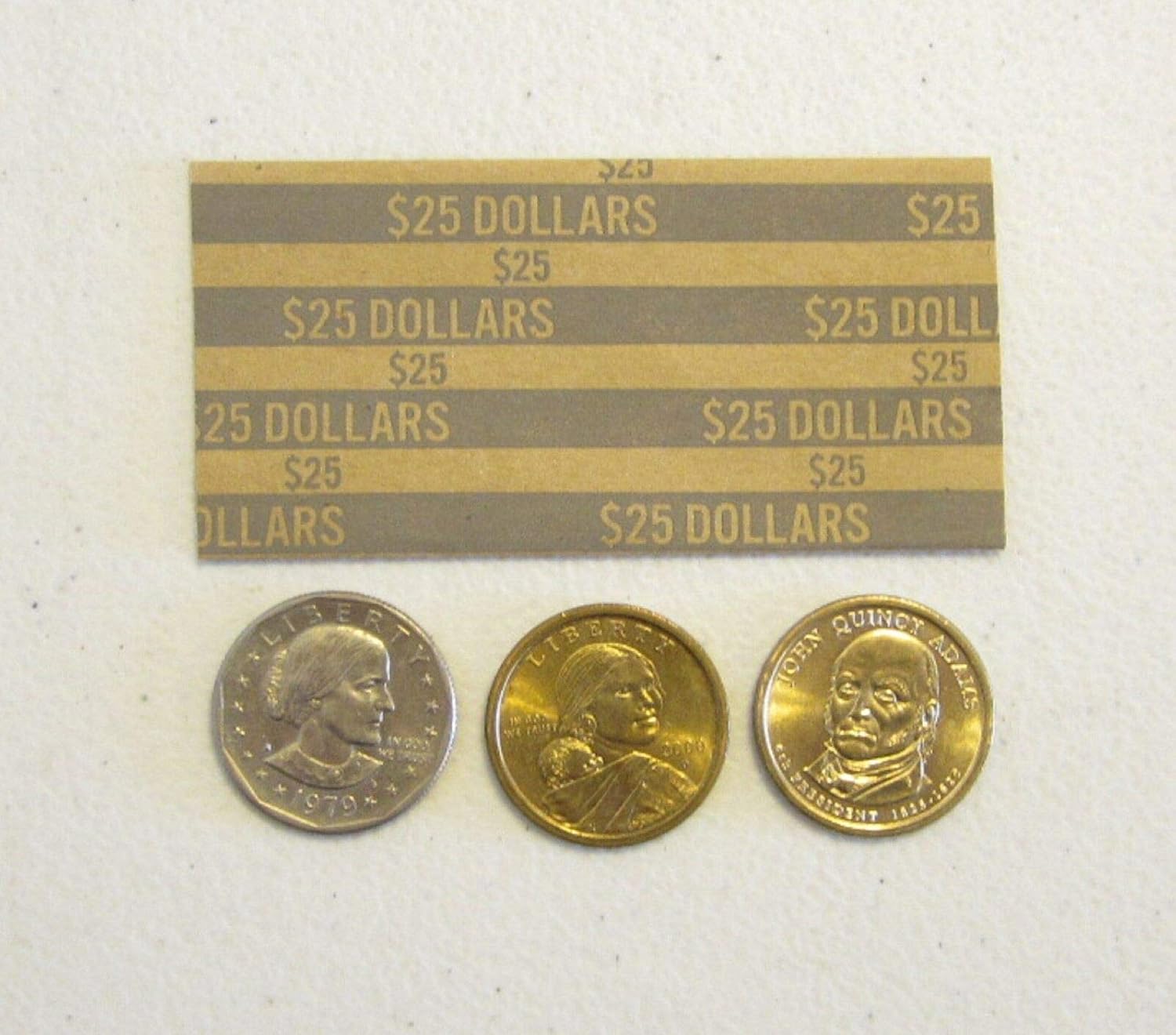 Amazon.com: 75 Coin Wrappers for Presidential Dollars, SACAGAWEA Dollar ...