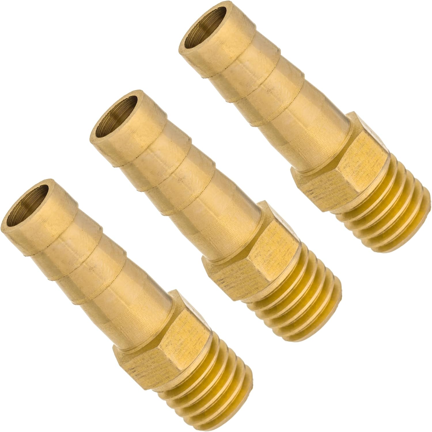 Amazon.com: HALLMERS 3pcs Brass Barbed Fitting M10x1.5 Male Thread x ...