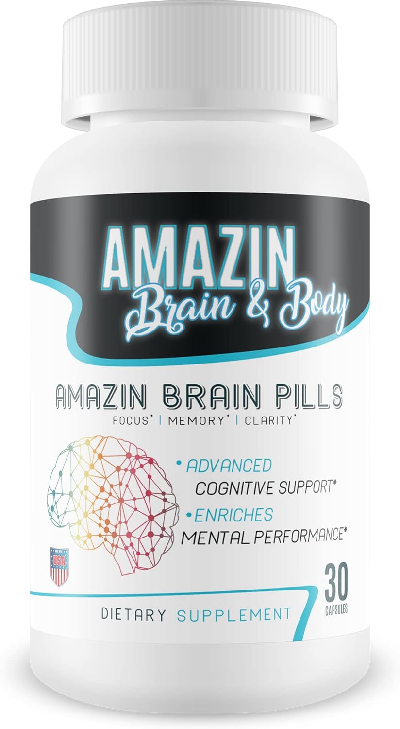 Amazon.com: Amazin Brain Pills - Focus - Memory - Clarity - Advanced ...