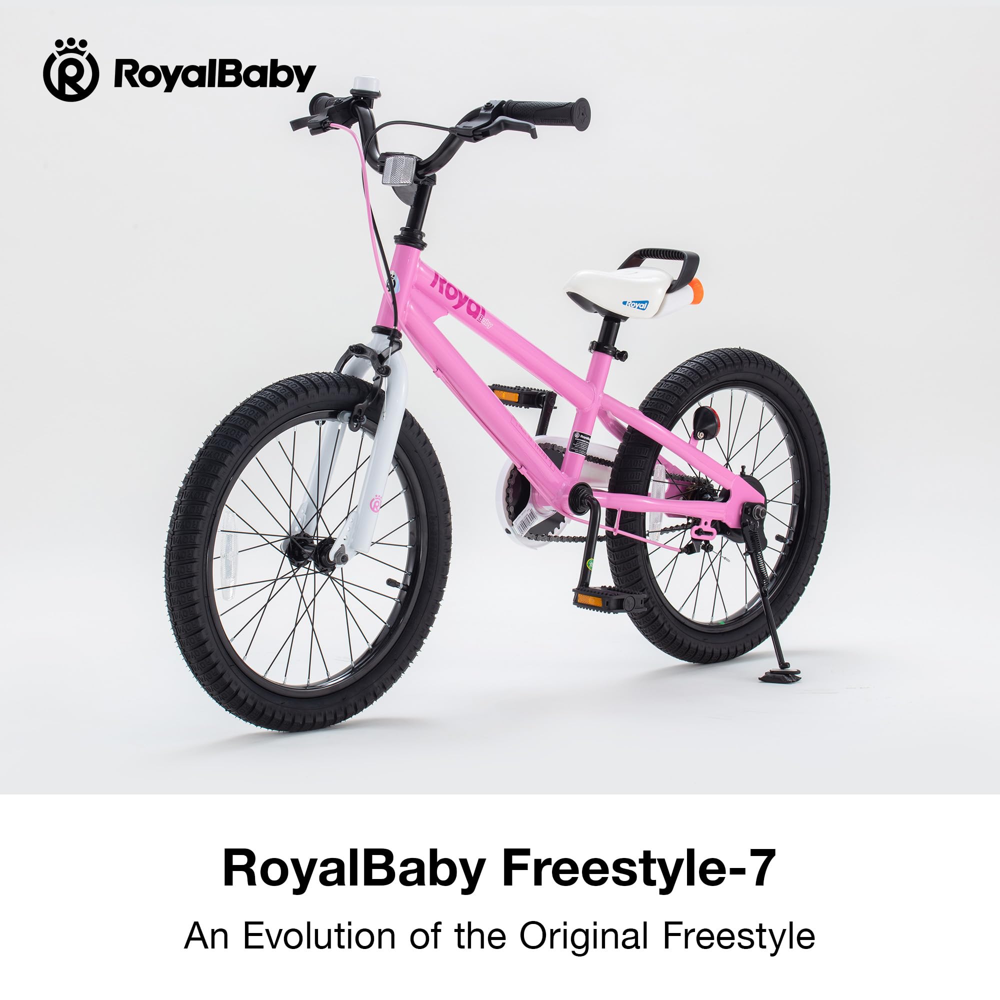 Royalbaby Freestyle Kids Bike 2 Hand Brakes 12 14 16 18 20 Inch Children's Bicycle for Boys ...